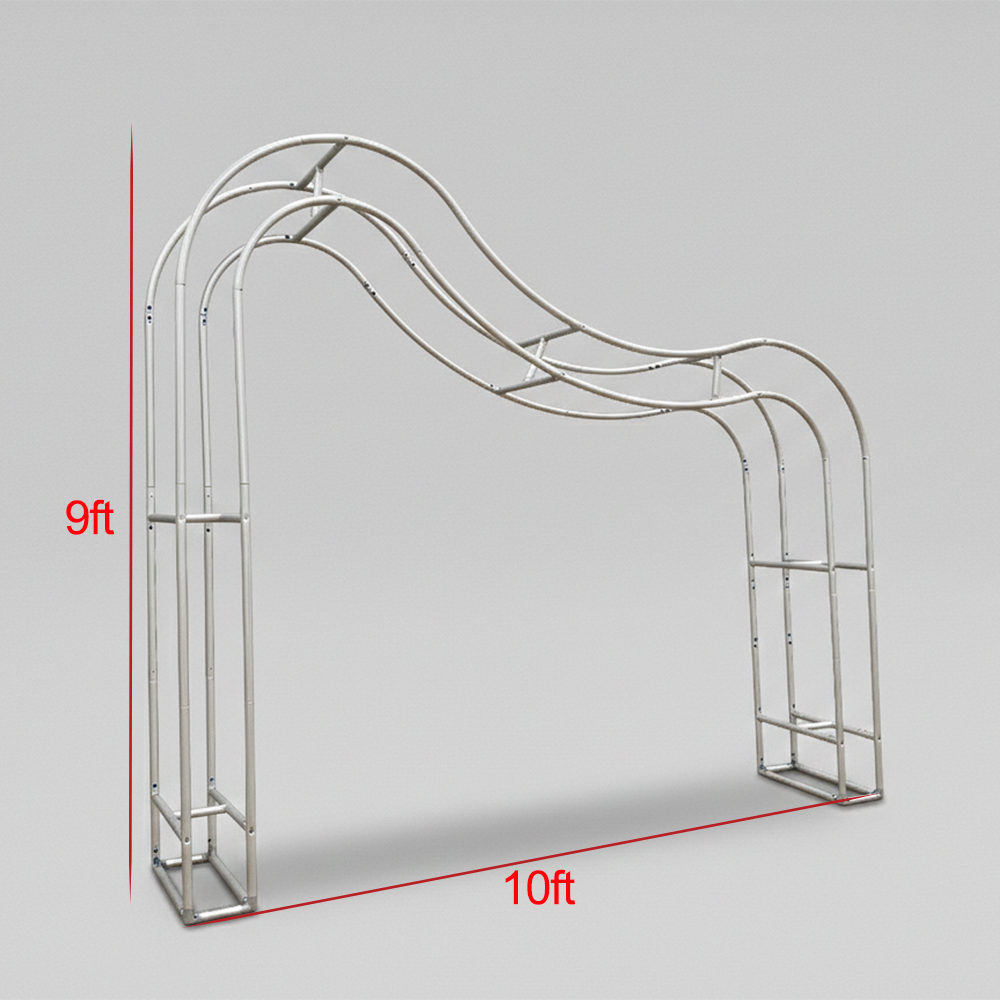 3D Wave Arches Stand Party Backdrop Stand – WhoopeeParty