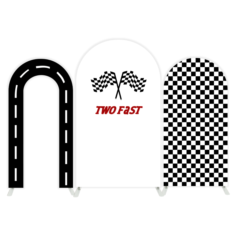 Racing car arch Birthday Party Arch Backdrop Wall Cloth Cover ...